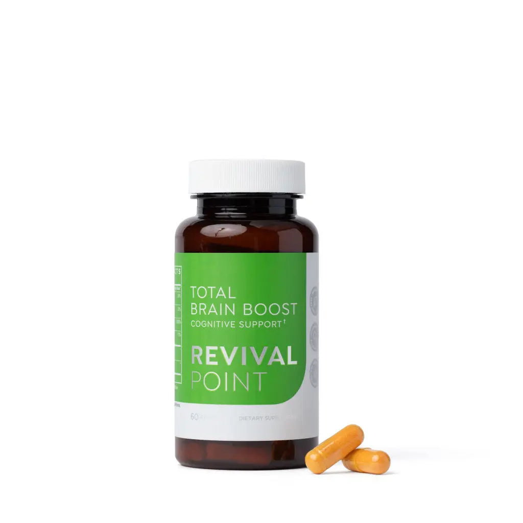 Total Brain Boost Cognitive Support With CurcuRouge® Turmeric (60 ...