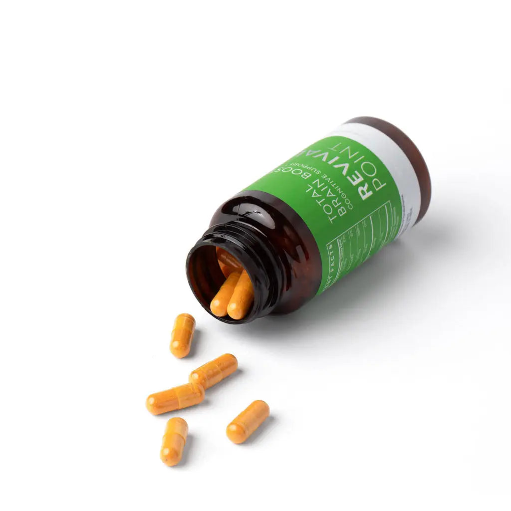 Total Brain Boost Cognitive Support With CurcuRouge® Turmeric (60 ...